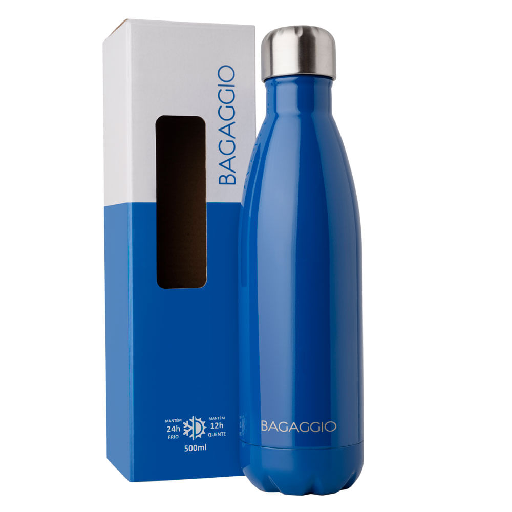 Garrafa Térmica Cube Branca 500ml | Bagaggio | Bagaggio