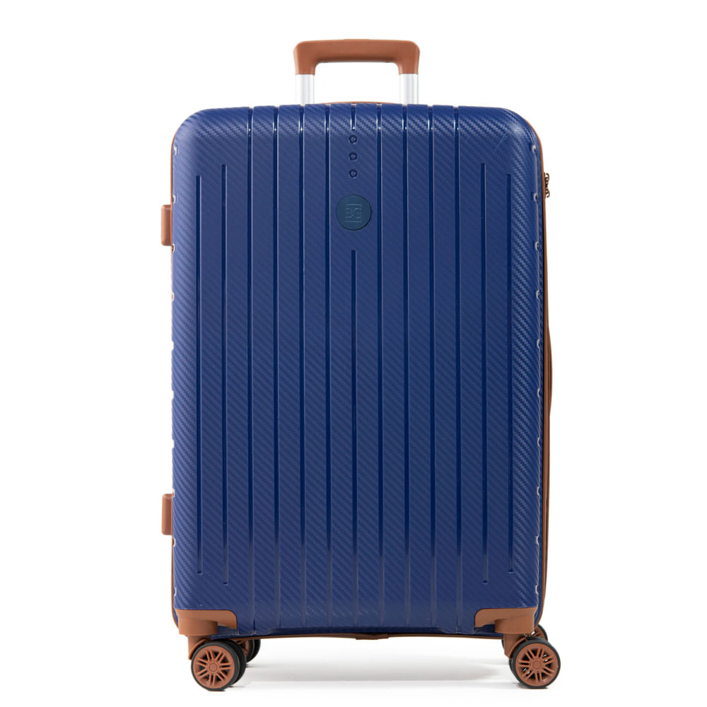 Mala de viagem 23kg Polipropileno 4 Rodas Zíper Antifurto SwissOne ...