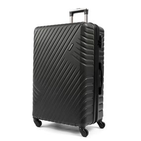 Mala Média 23 Kg Polipropileno 4 Rodas Rover Preta | Bagaggio