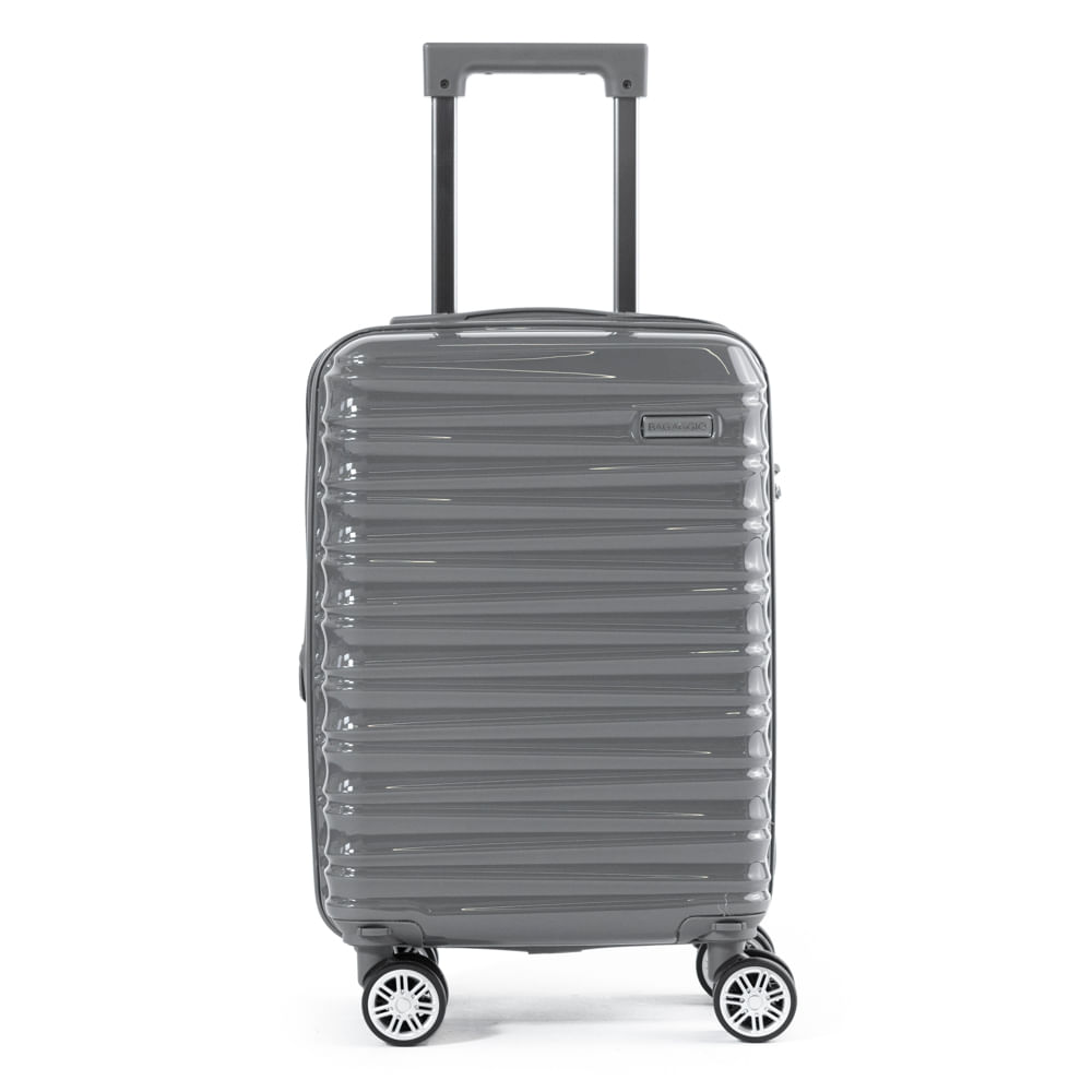 Mala Pequena Abs 4 Rodas Barcelona Cinza | Bagaggio