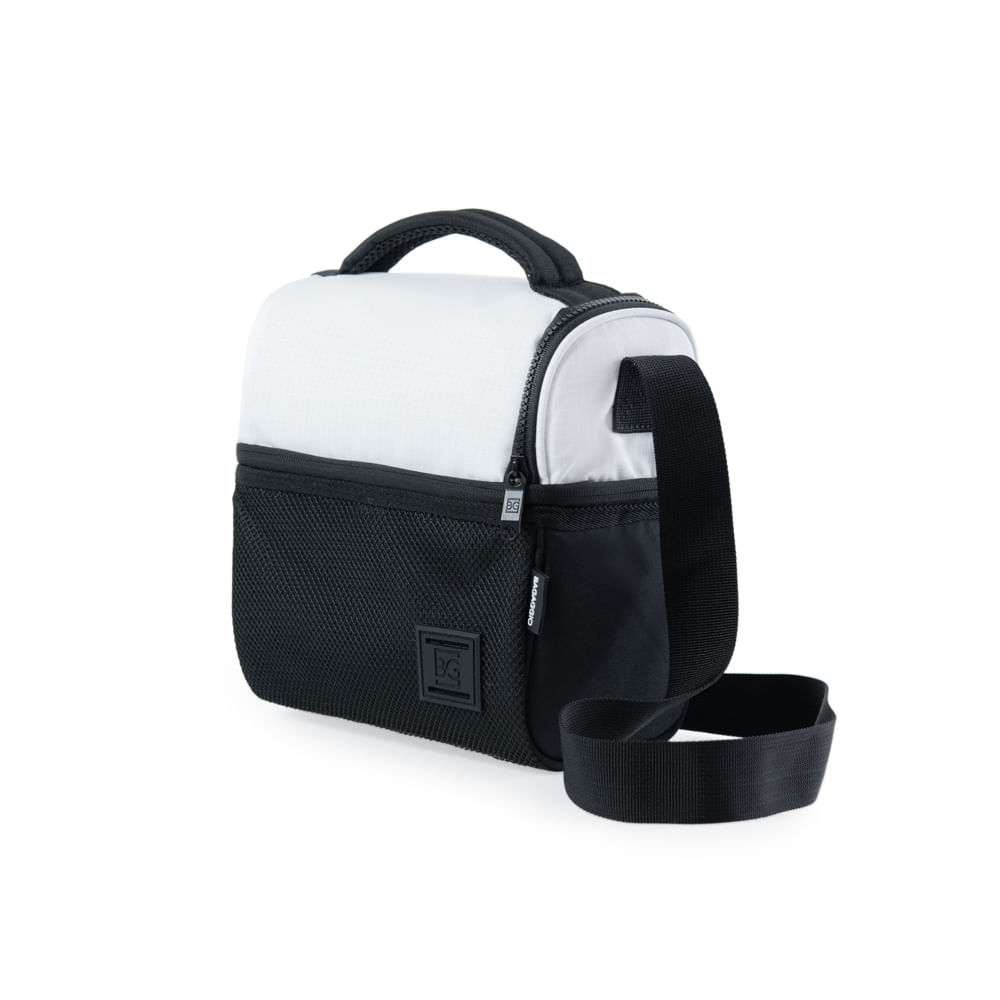 Lancheira Escolar Feminina Térmica Minnie Rainbow Prata | Bagaggio