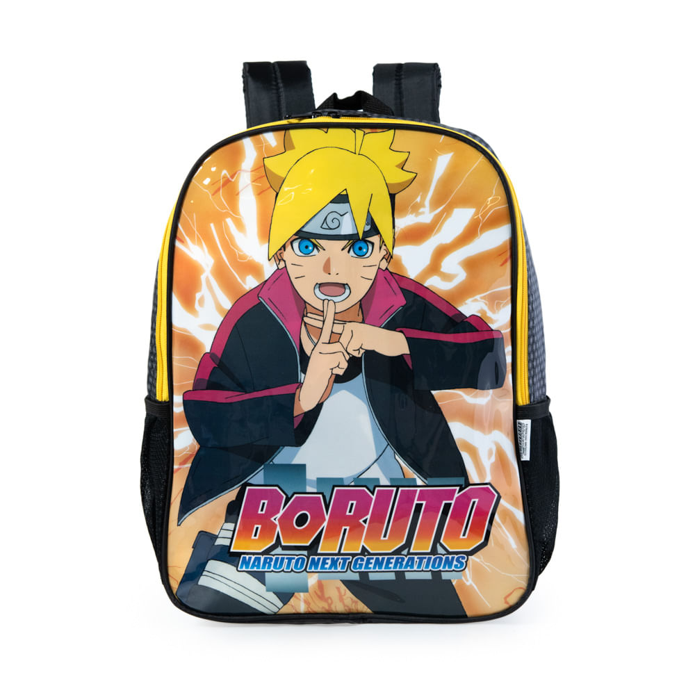 Mochila Escolar Masculina Boruto - lojabagaggio