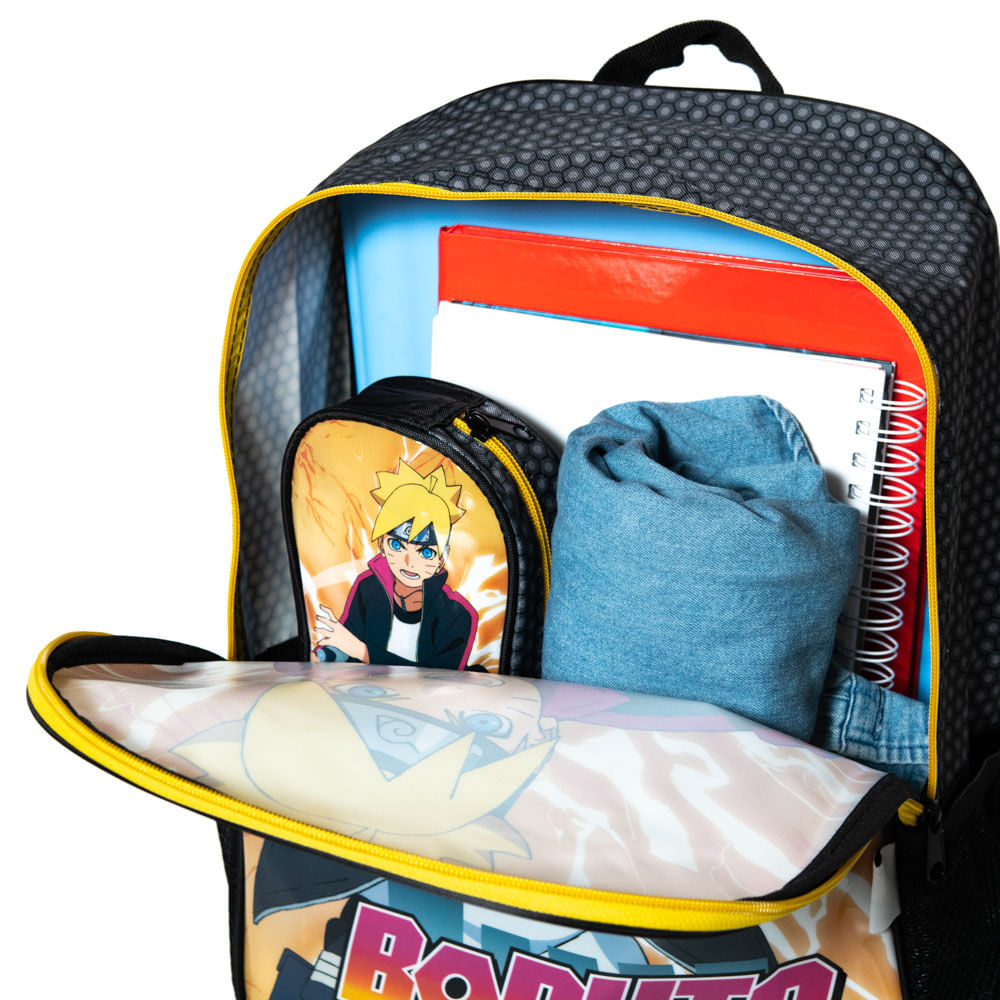 Mochila Escolar Masculina Boruto - lojabagaggio