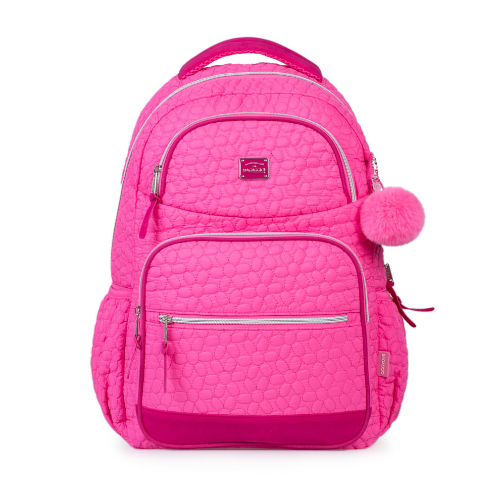 Mochila Escolar Feminina Juvenil Star Candy Rosa | Bagaggio