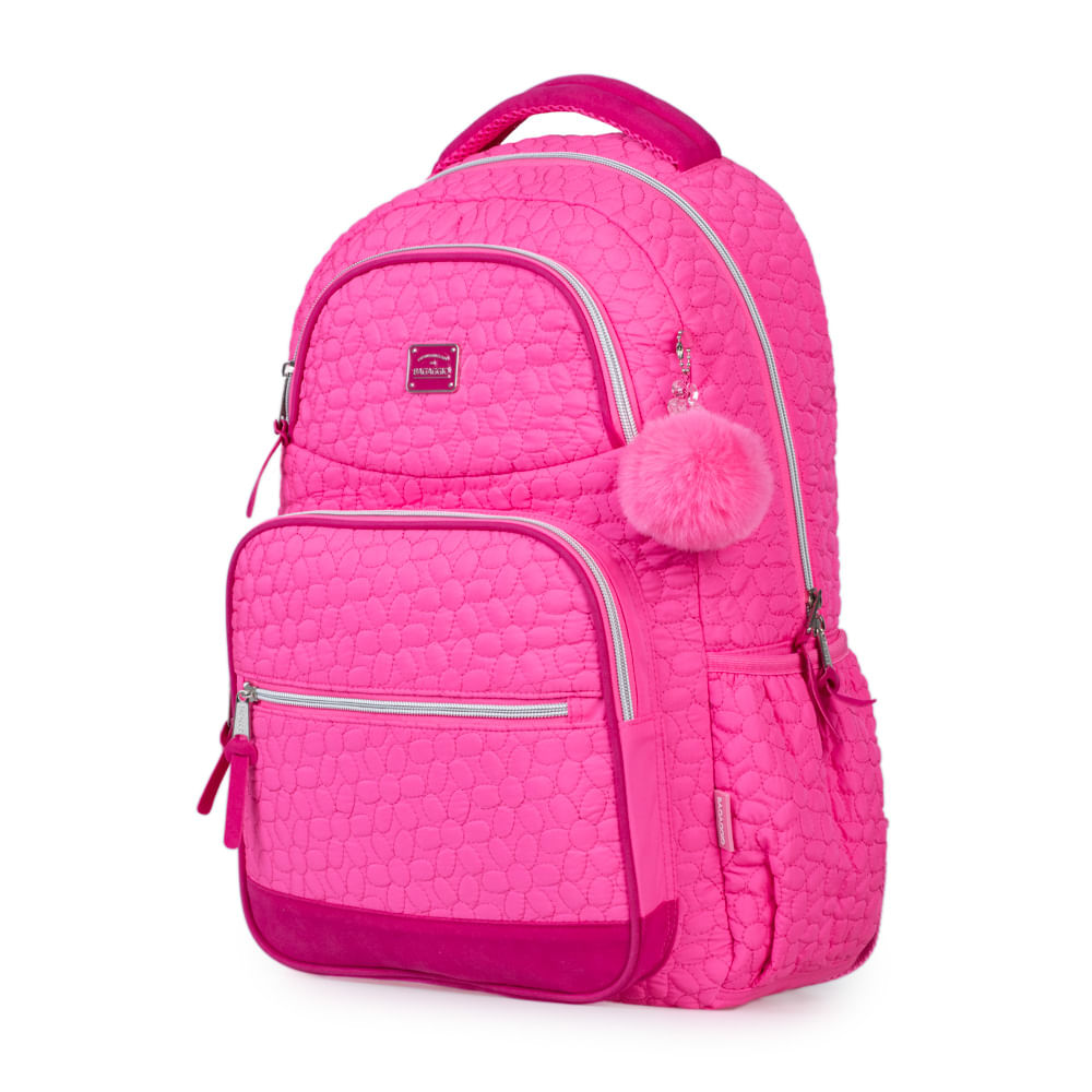Mochila Escolar Infantil Feminina Barbie Rosa | Bagaggio