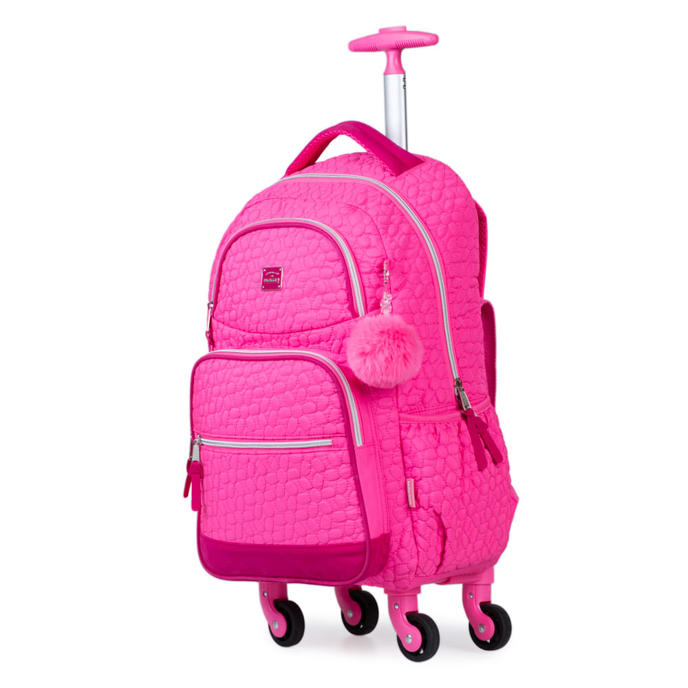 Mochila Escolar Feminina de Rodinhas Moana | Bagaggio